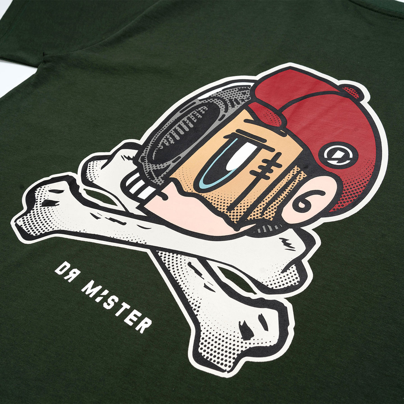 HDHF Jolly Roger Broad Tee - Sacramento Green