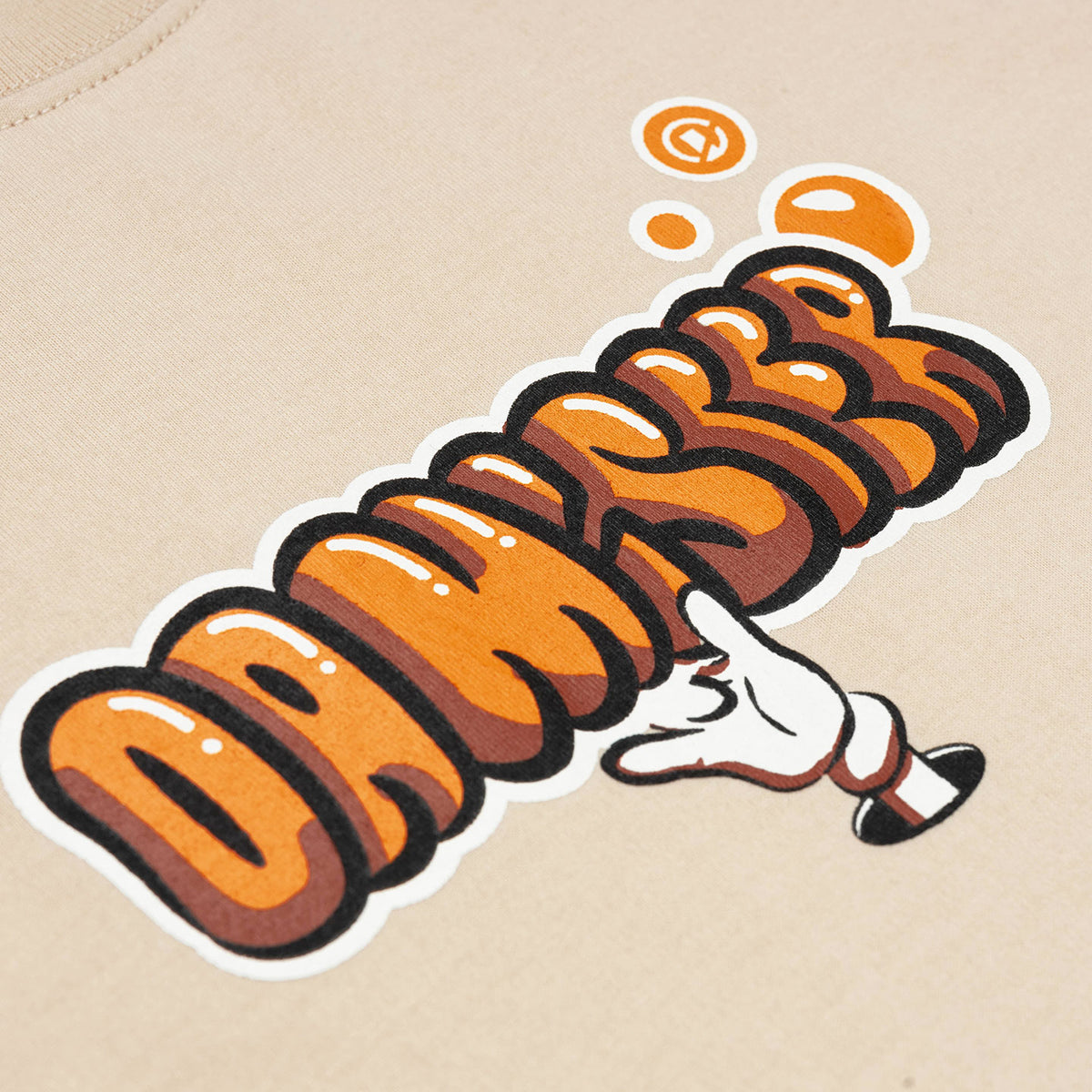 Rude Beer Logo Tee - Beige